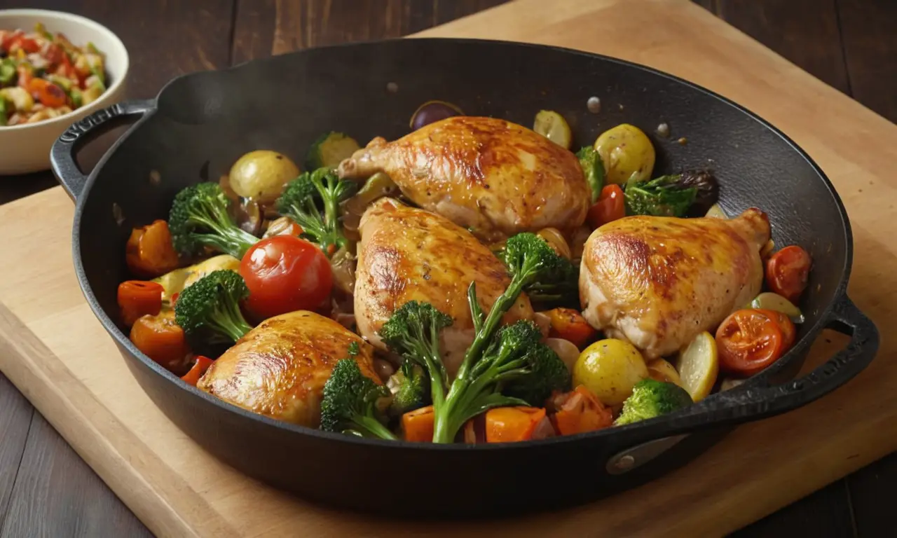 Sarten vegetariana con pollo Whole30: Recetas deliciosas